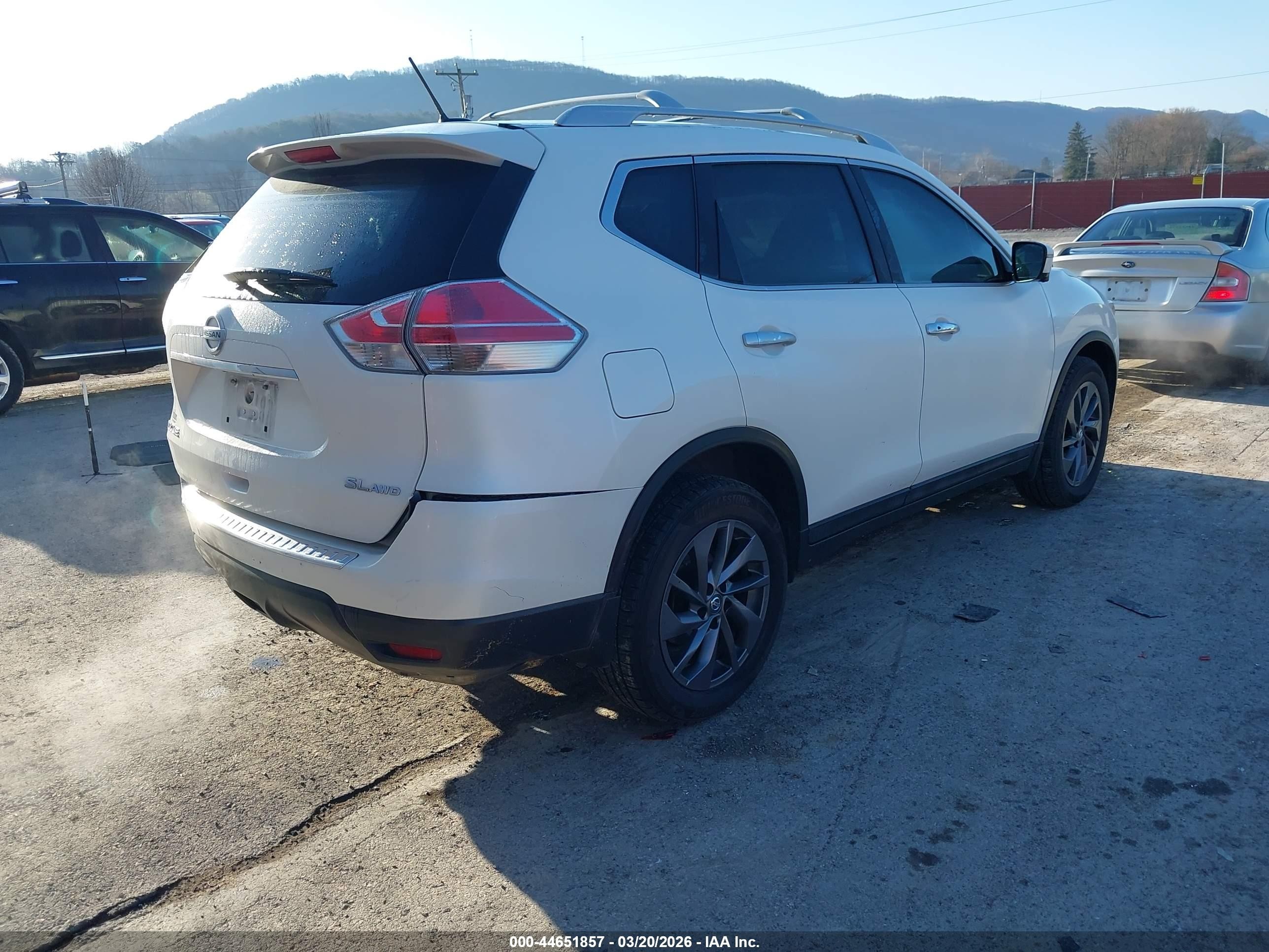 Price & History 2016 Nissan Rogue Sl 2.5l I-4 Dohc, Vvt, 170hp vin ...